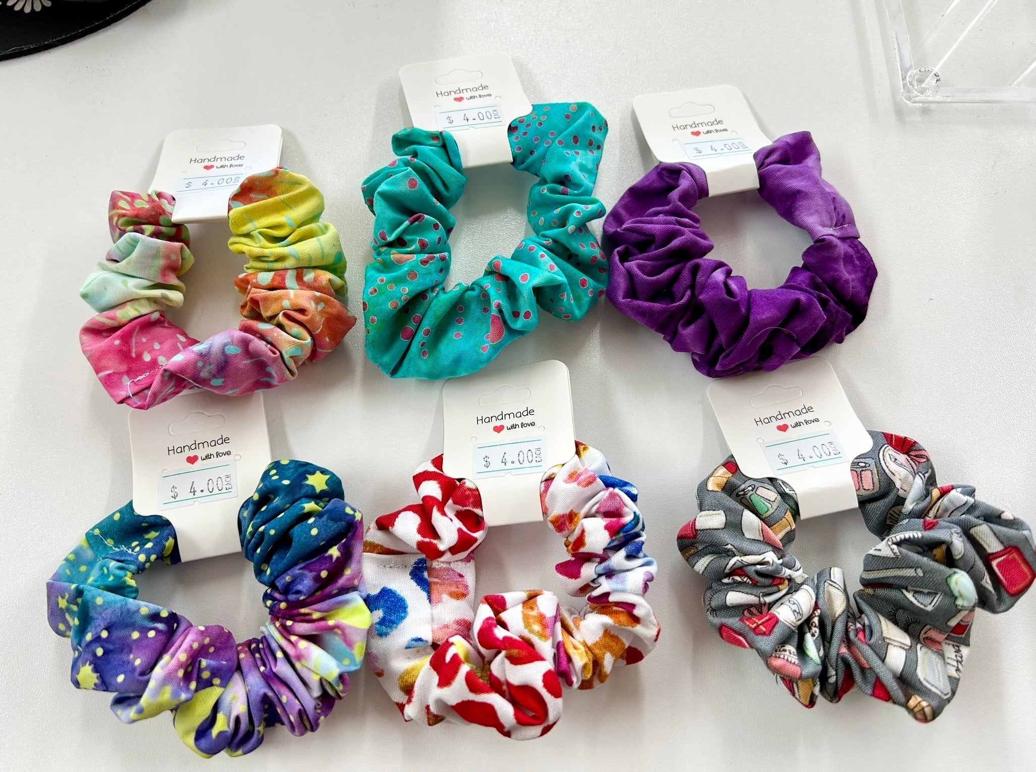 Handmade Hair Scrunchies Vibrant Scents